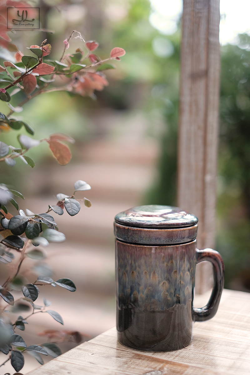 Mid-Fire Reduction Glazed Tea Filter Mug – Yen Lam
